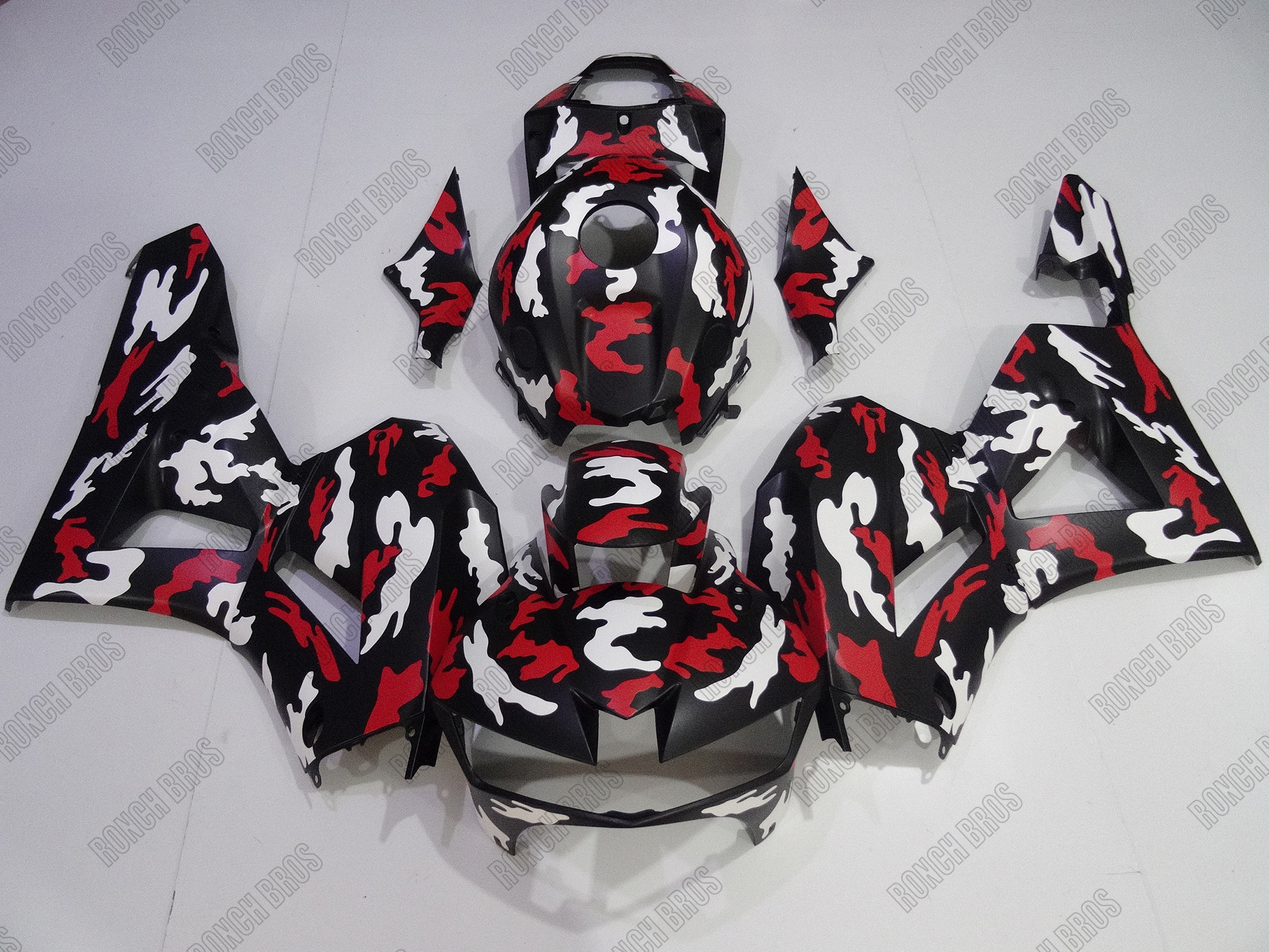 2013-2025 CBR600R Fairing Kits - Camouflage Pattern | Ronch Bros