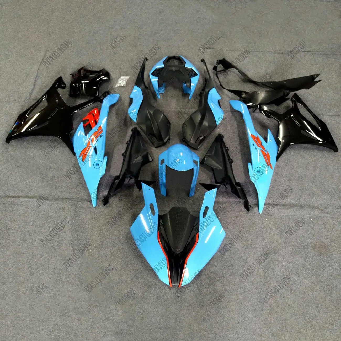 2019-2022 S1000RR Fairings Blue/Black | Guaranteed Fitment | Ronch Bros