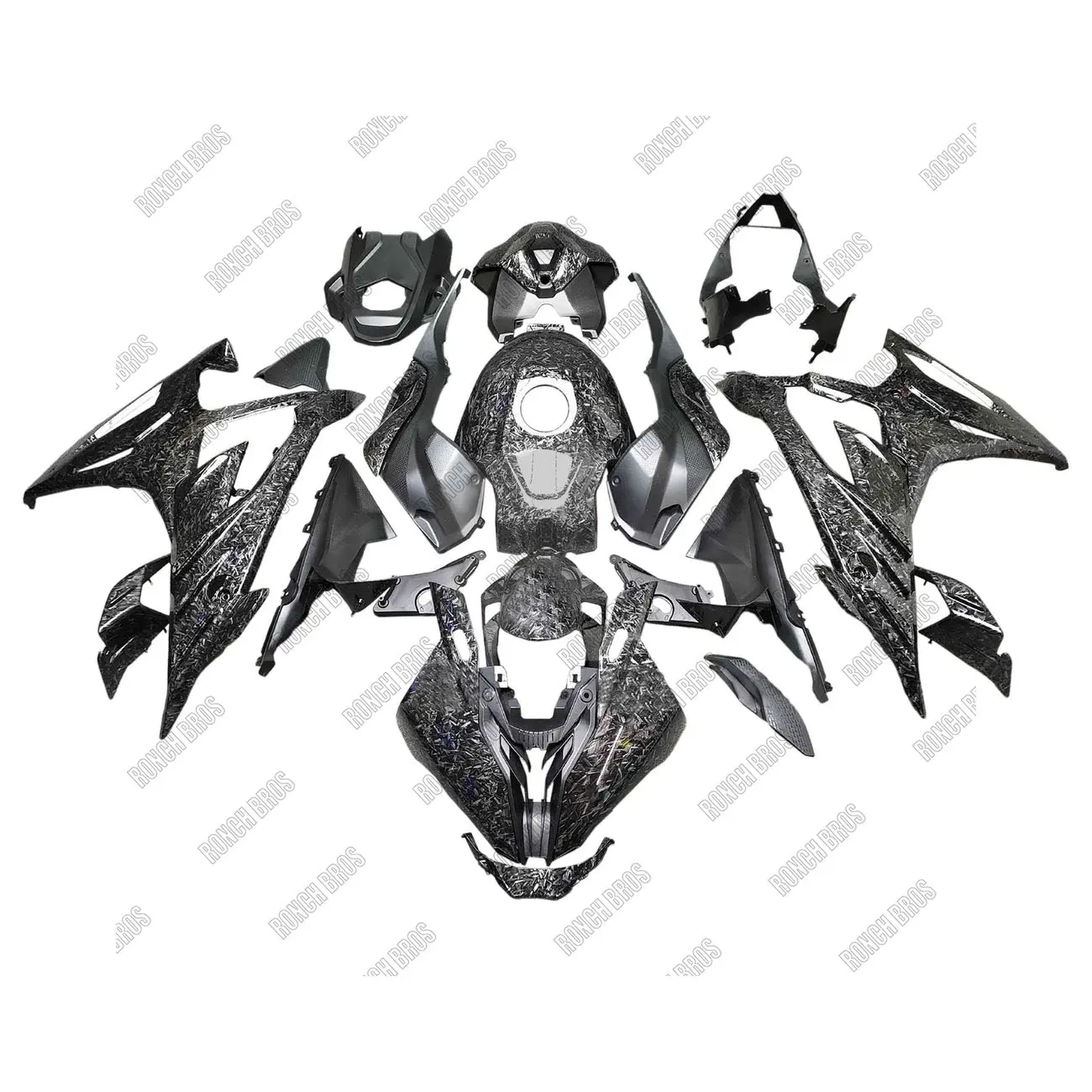 Fairing Kits for 2023-2024 S1000RR Forged Carbon Fiber Color | Ronch Bros